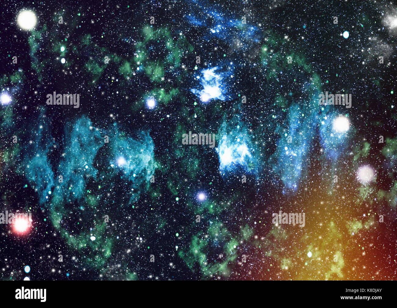 Deep space. High definition star field background . Starry outer space ...