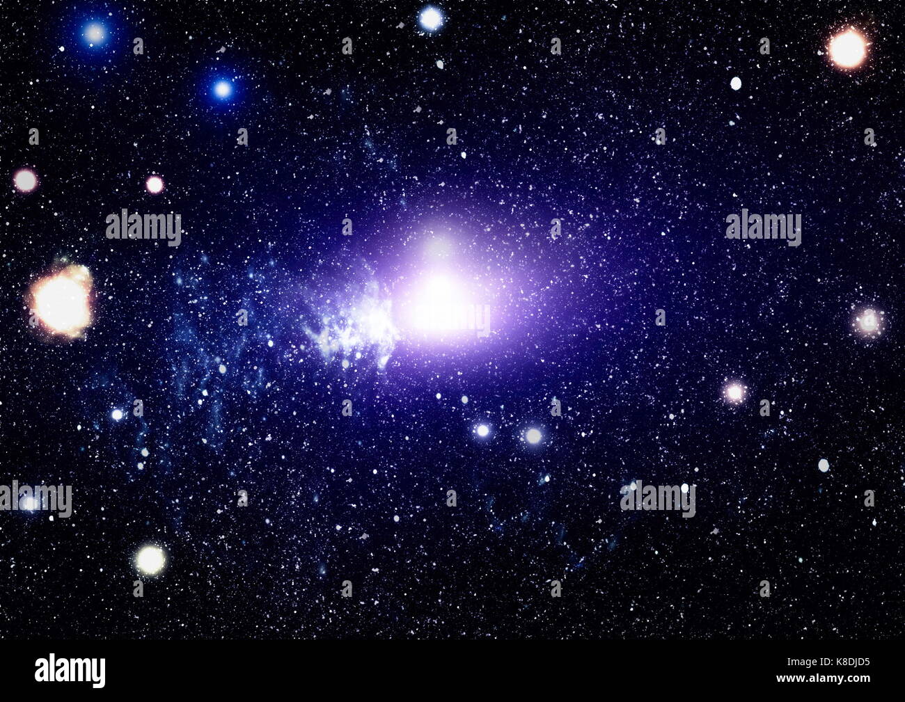 Deep space. High definition star field background . Starry outer space ...