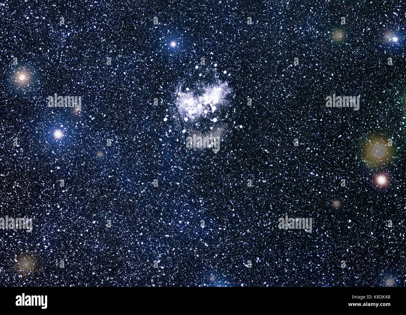 Deep space. High definition star field background . Starry outer space ...