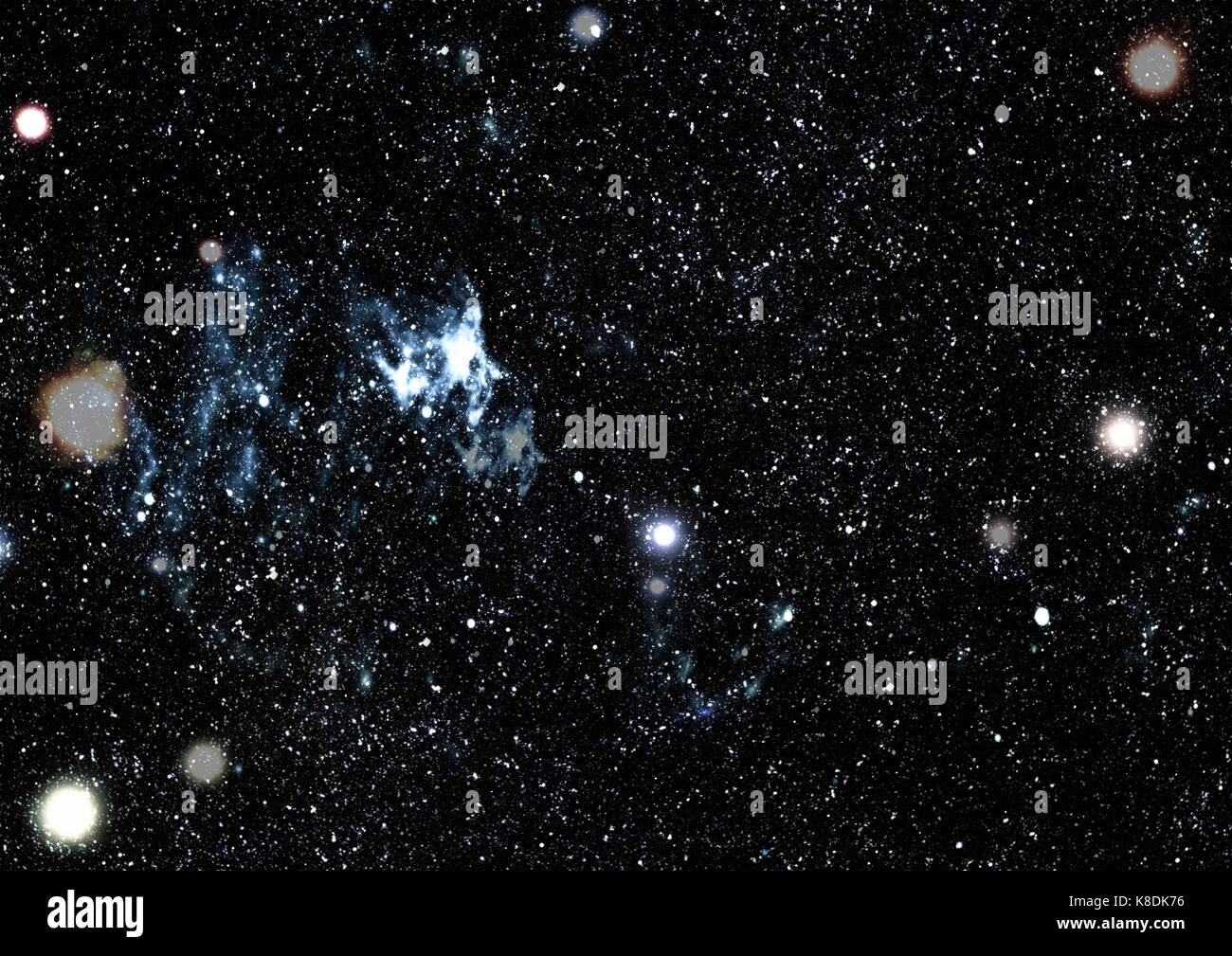Deep space. High definition star field background . Starry outer space ...