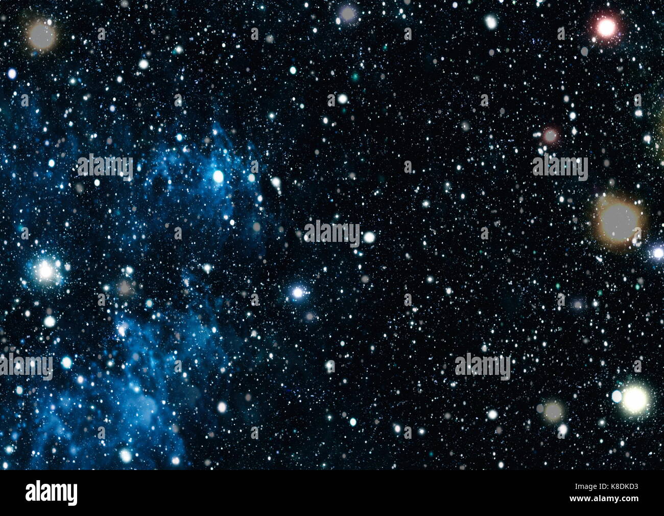 Deep space. High definition star field background . Starry outer space ...