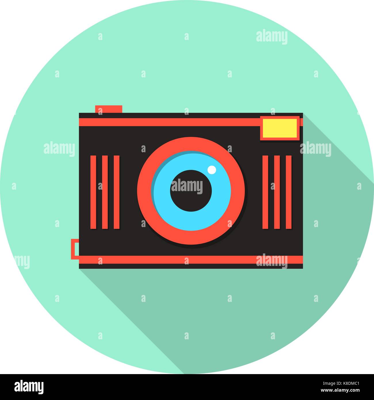 Professional photographer in green Stock Vector Images - Alamy