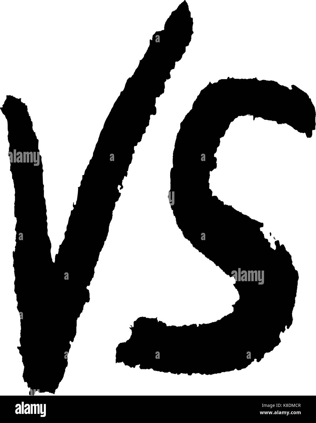 black water color versus sign Stock Vector Image & Art - Alamy