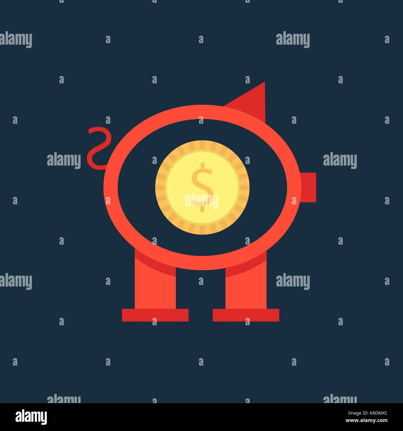 Flattened inside Stock Vector Images - Alamy