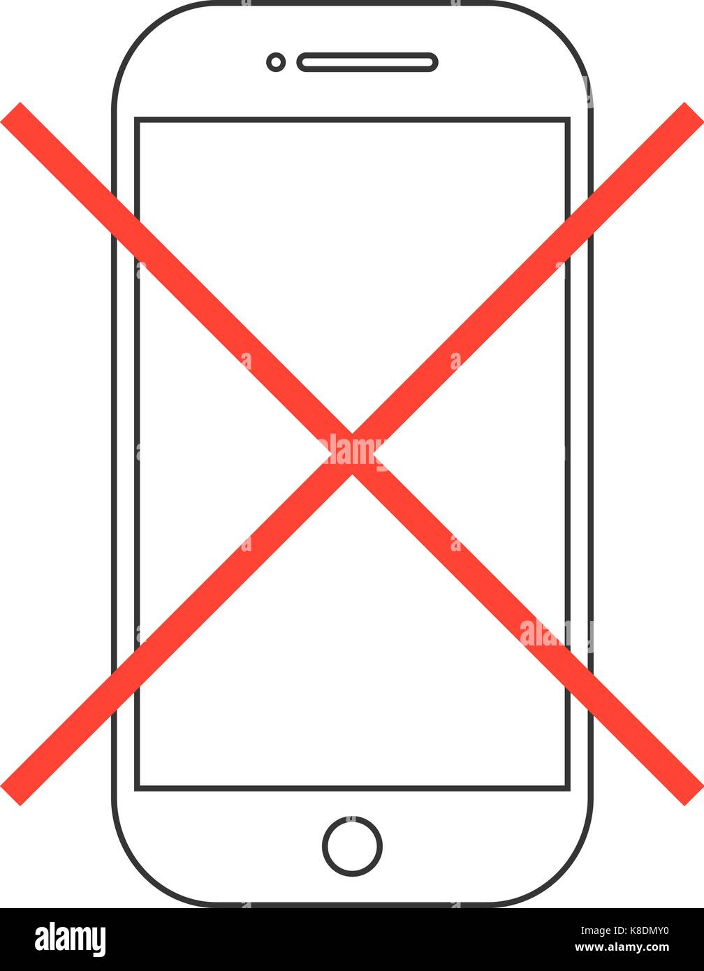 Prohibited crossing Stock Vector Images - Alamy