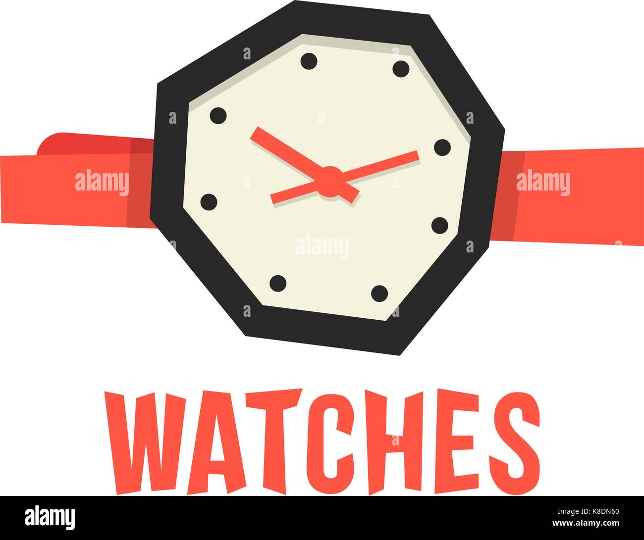 red and black abstract watches Stock Vector Image & Art - Alamy
