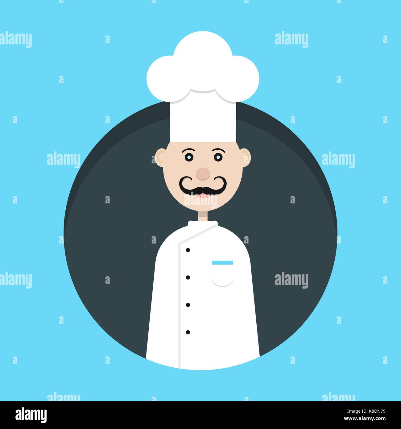 Man male avatar kitchen Stock Vector Images - Alamy