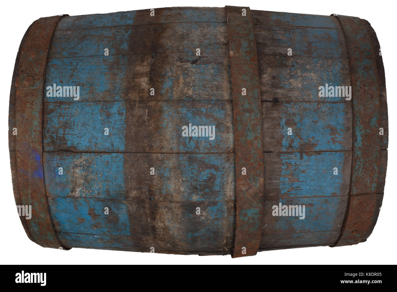 old rusty wooden barrel Stock Photo - Alamy