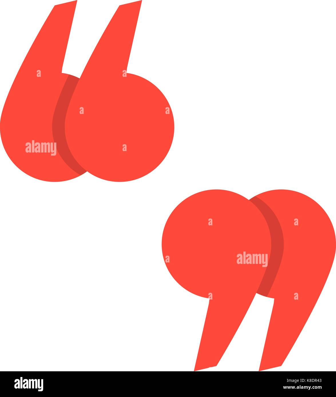 Quotation marks icon quotation marks Stock Vector Images - Alamy