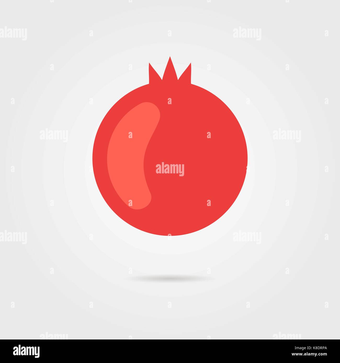 Pomegranate symbol Stock Vector Images - Alamy