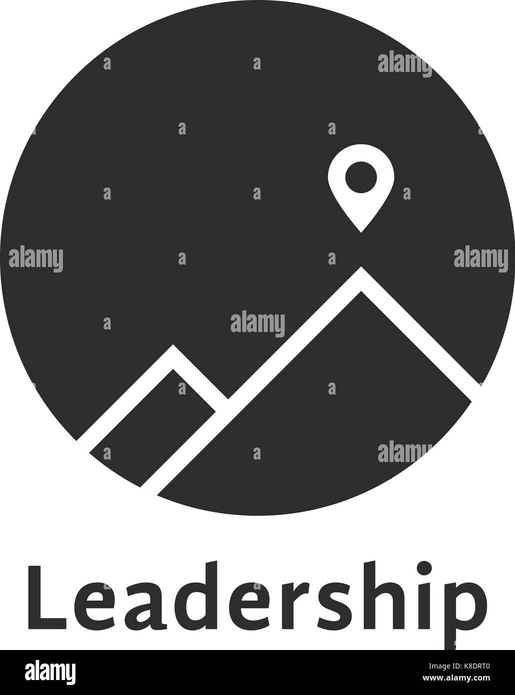 Leadership icon Black and White Stock Photos & Images - Alamy