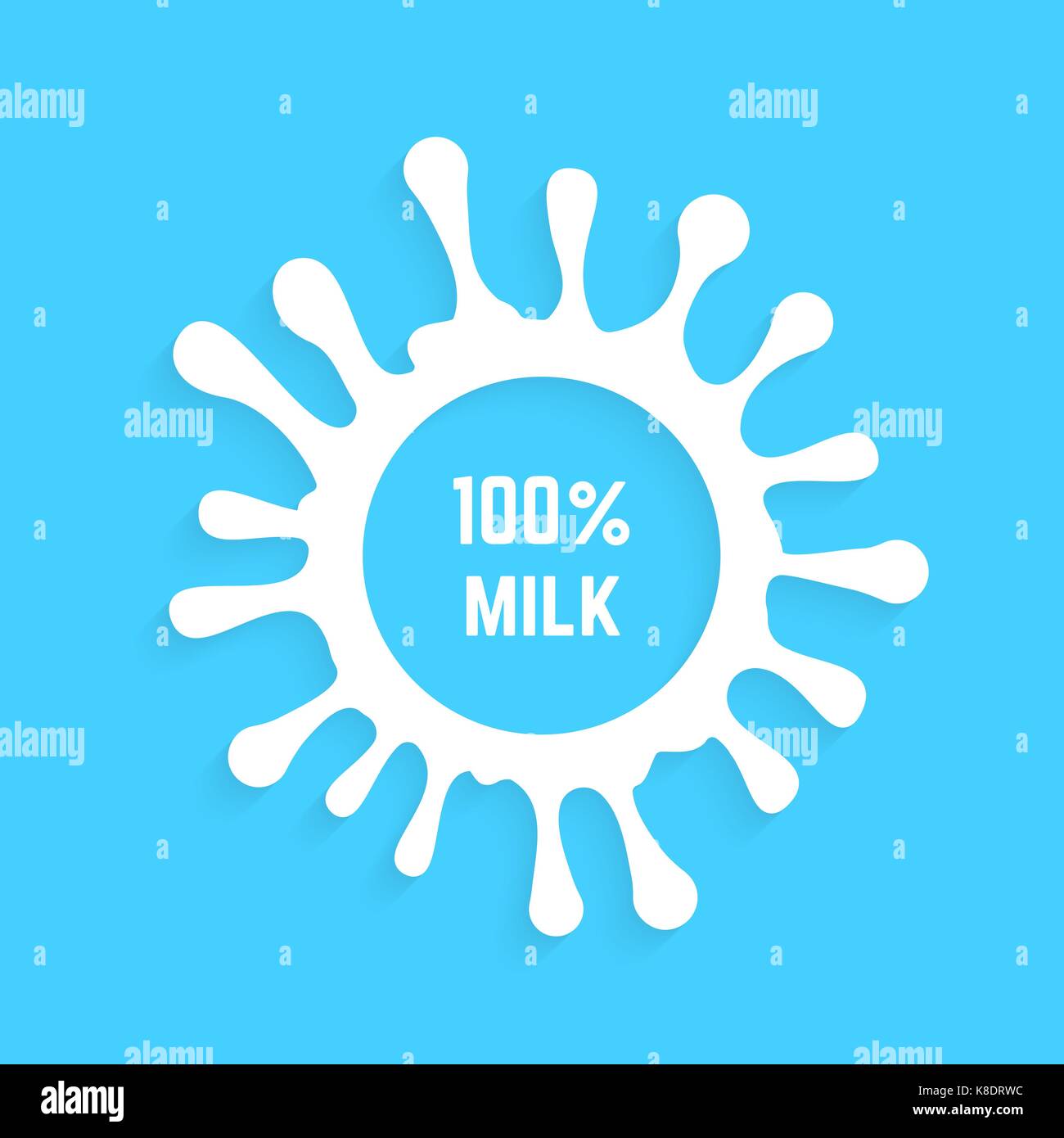 Milky blobs Stock Vector Images - Alamy