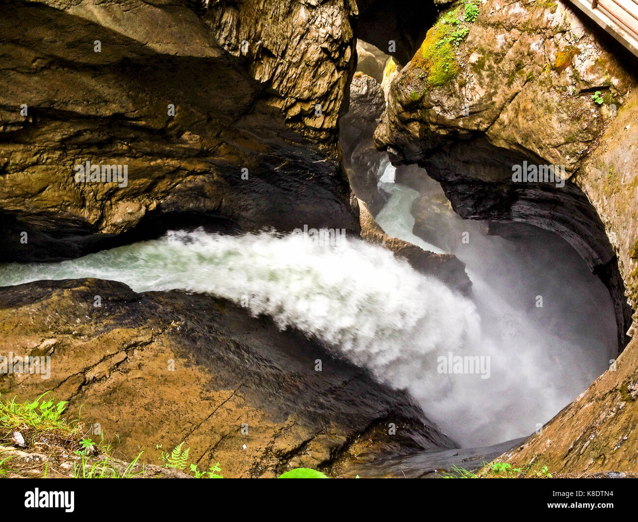 Trummelbach falls lauterbrunnen switzerland hi-res stock photography ...