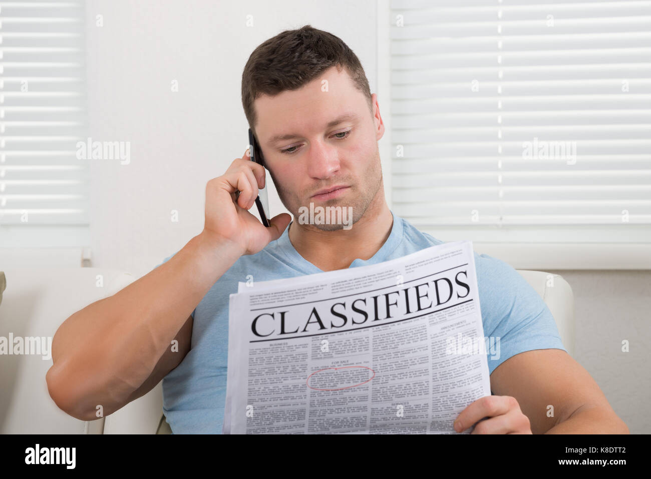 Using man newspaper hi-res stock photography and images - Alamy