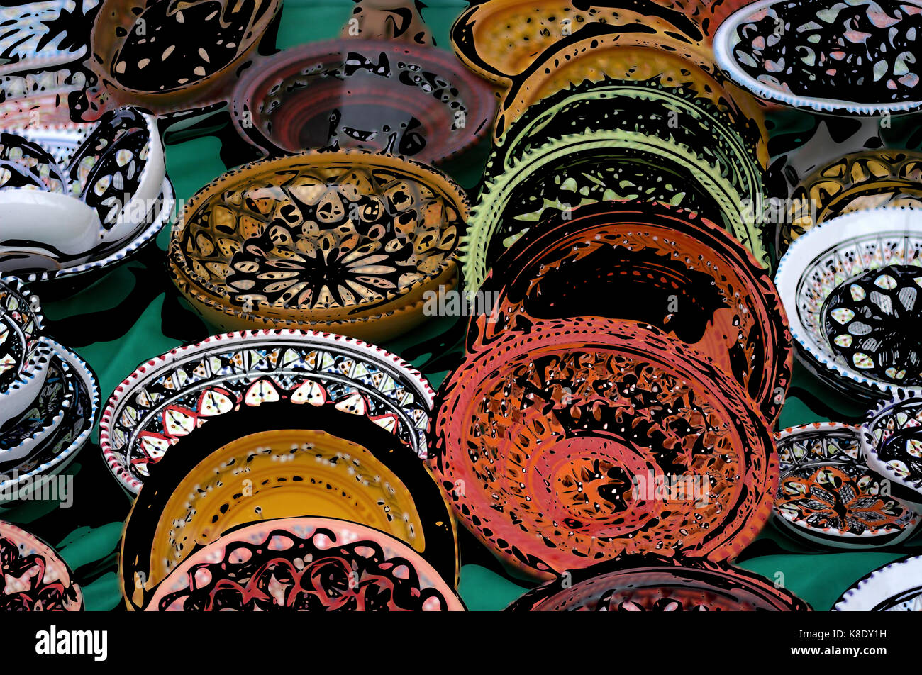 the colors of the East Stock Photo - Alamy