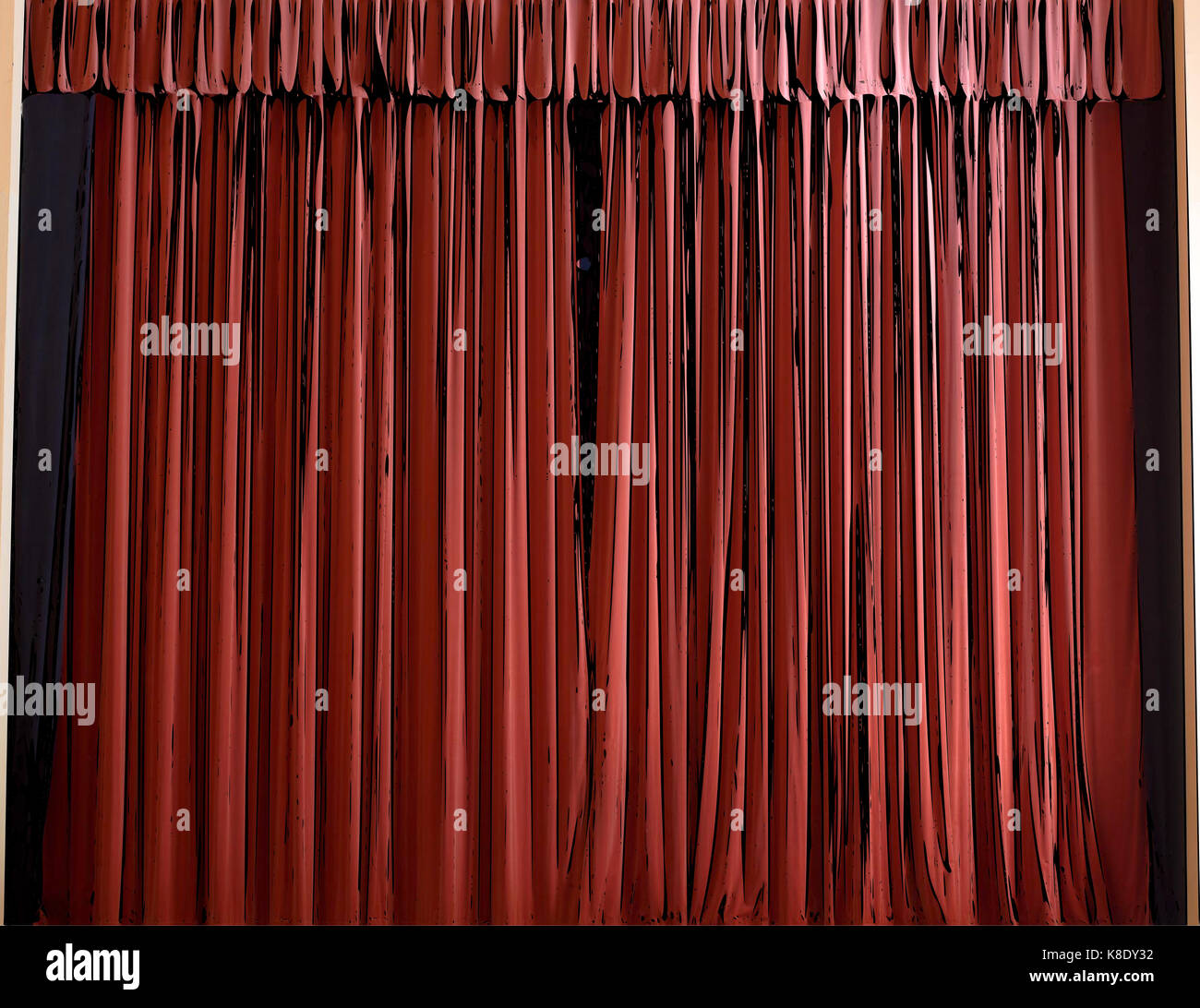 the curtain closes Stock Photo - Alamy