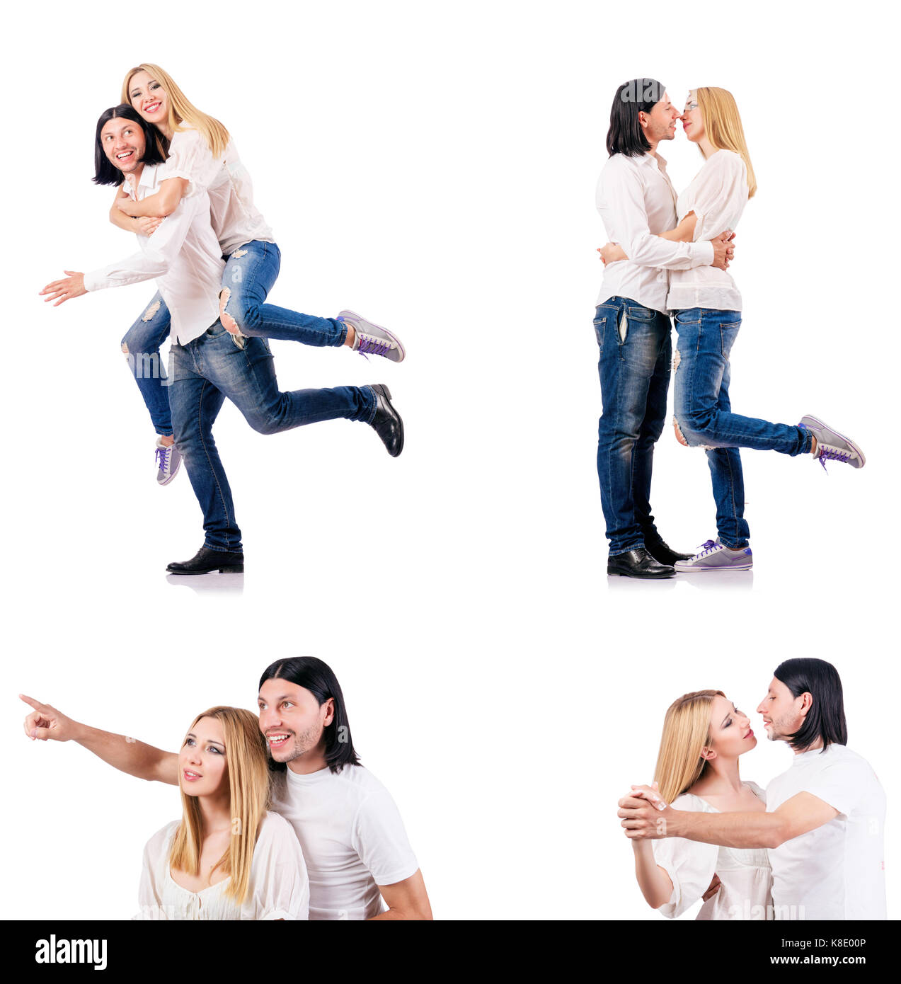 Pair of man and woman Stock Photo - Alamy