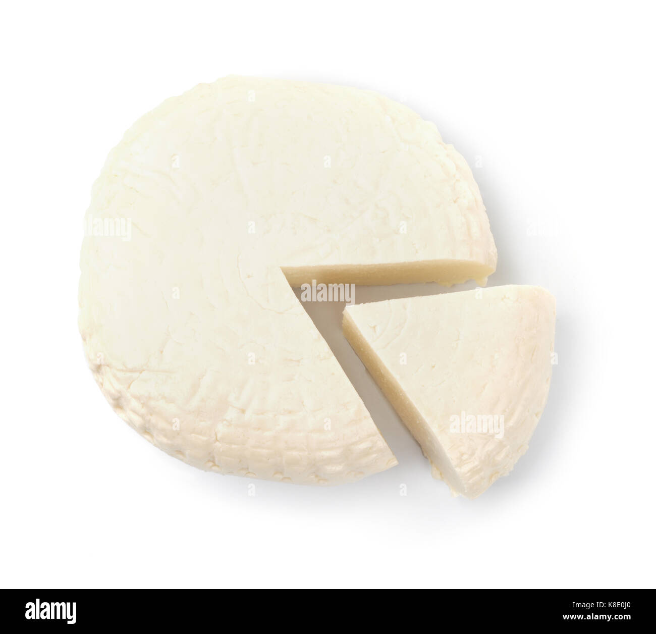 Cheese wheel piece on Cut Out Stock Images & Pictures - Alamy