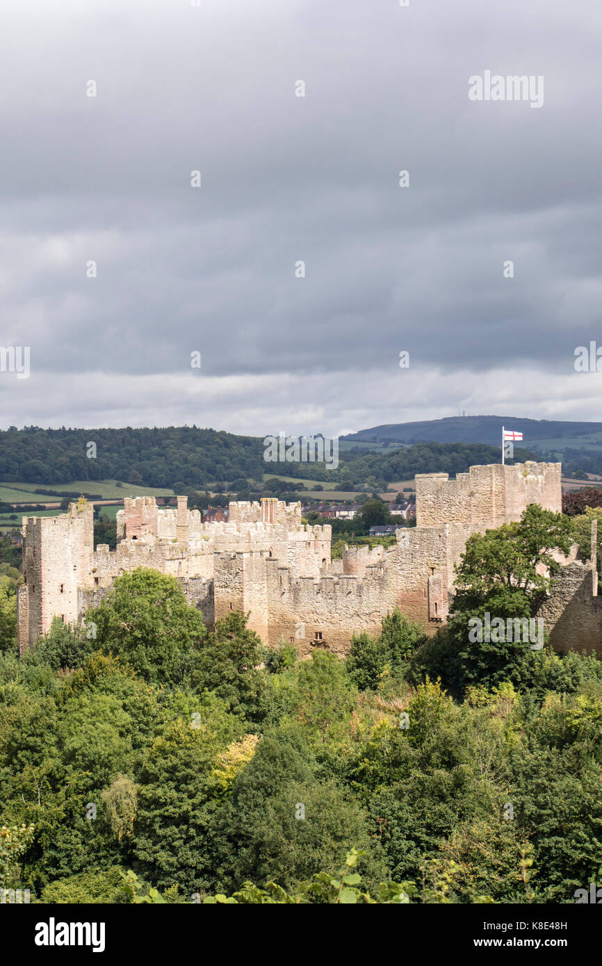 Ludlow Castle, Ludlow, Shropshire, England, UK Stock Photo - Alamy