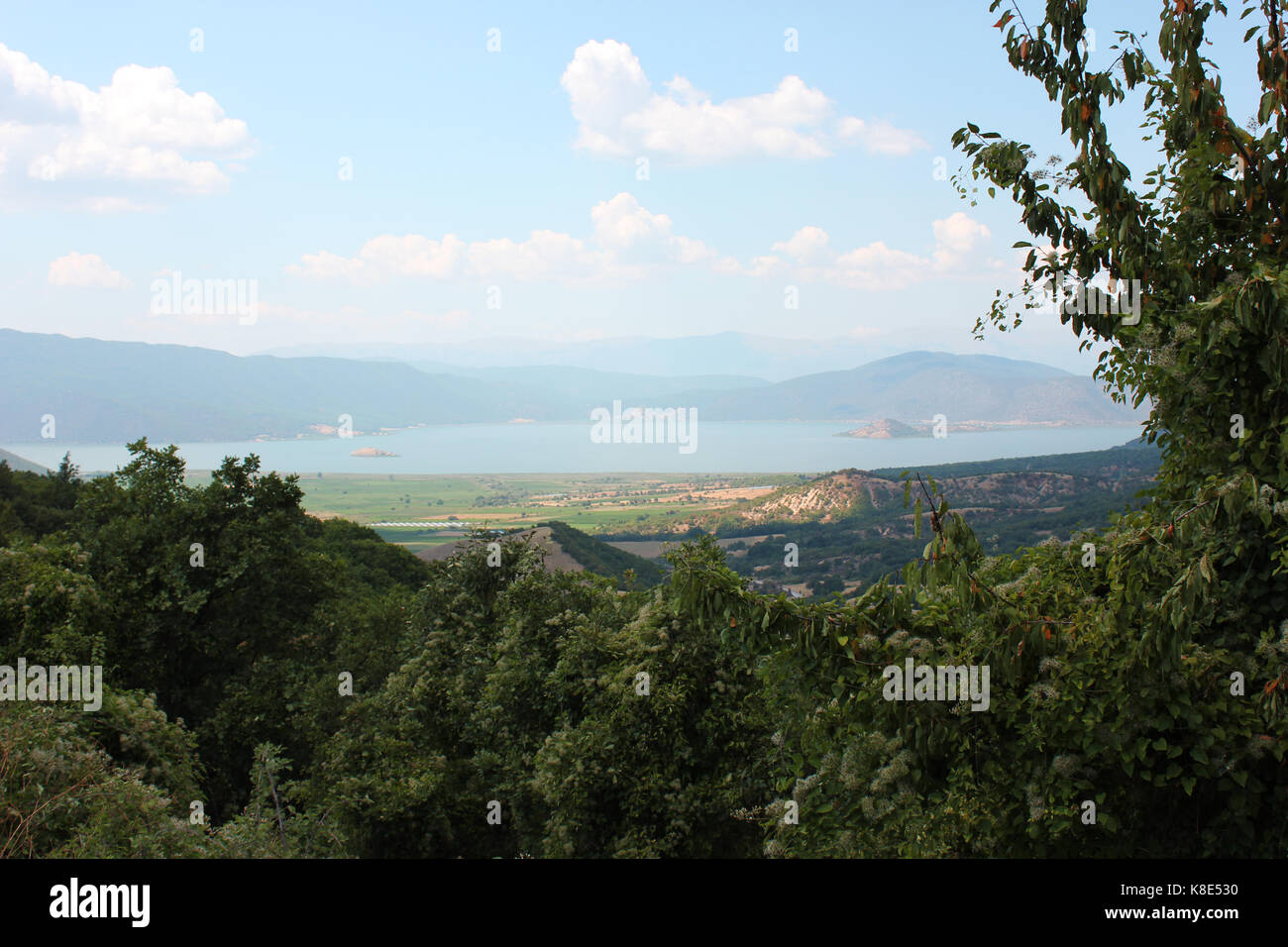 Magnificent view at Prespes Lake Florina Greece Stock Photo - Alamy