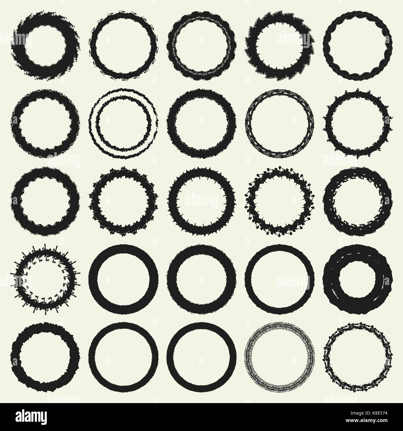 Distressed circle hi-res stock photography and images - Alamy