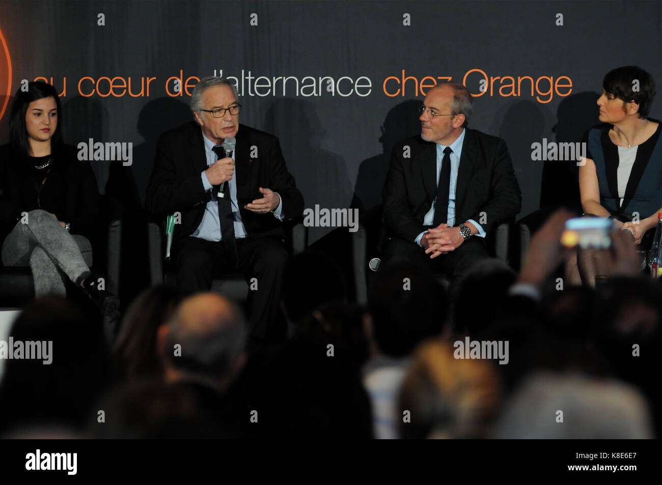 Stephane Richard, CEO of Orange Telecommunication Company attends ...