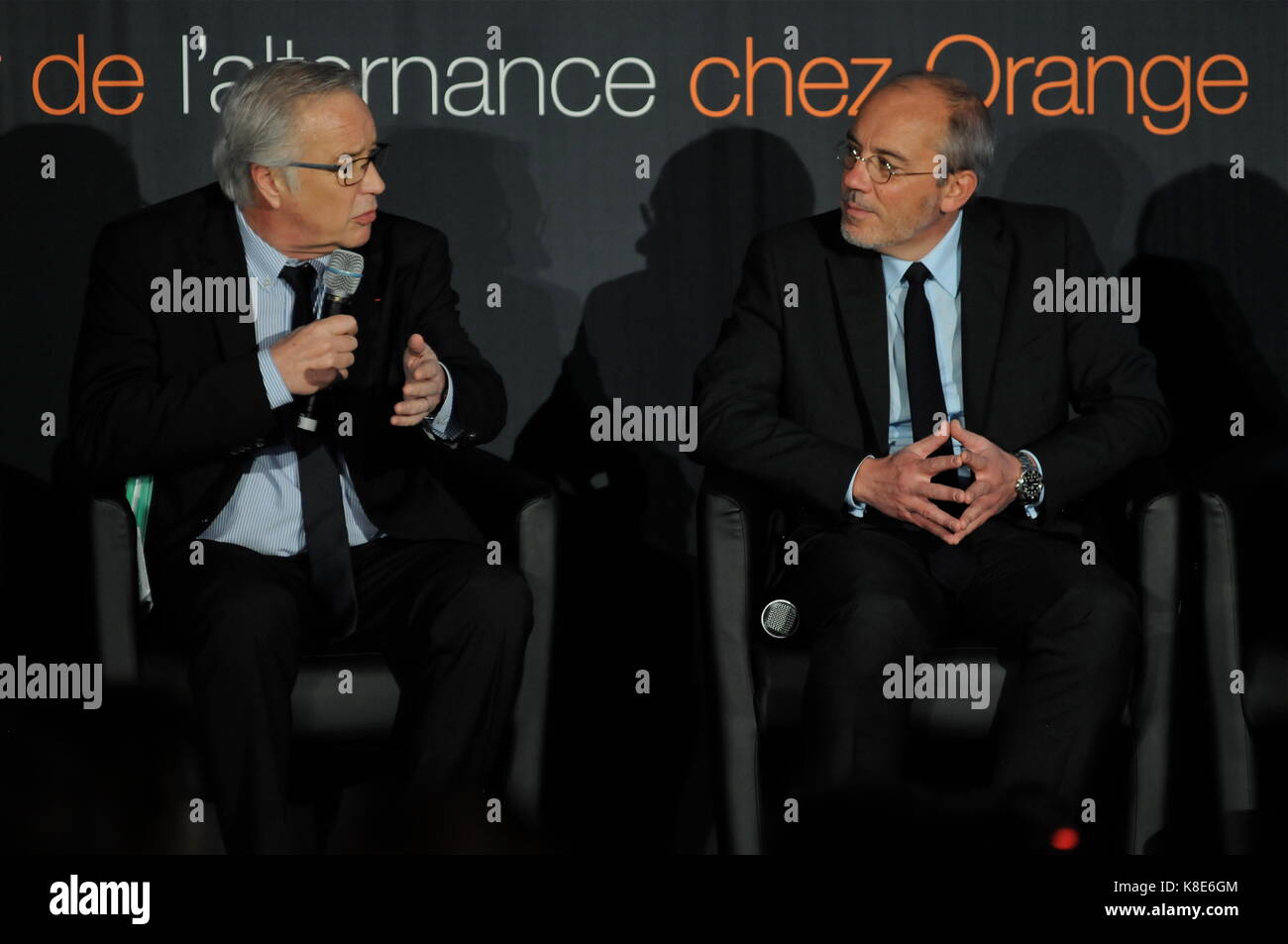 Stephane Richard, CEO of Orange Telecommunication Company attends ...