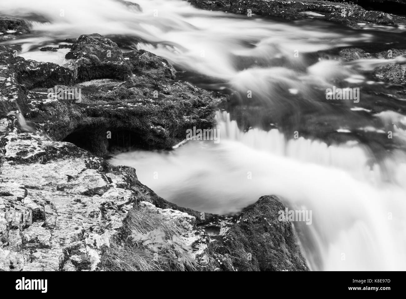 Water games. Stream and silk Stock Photo - Alamy