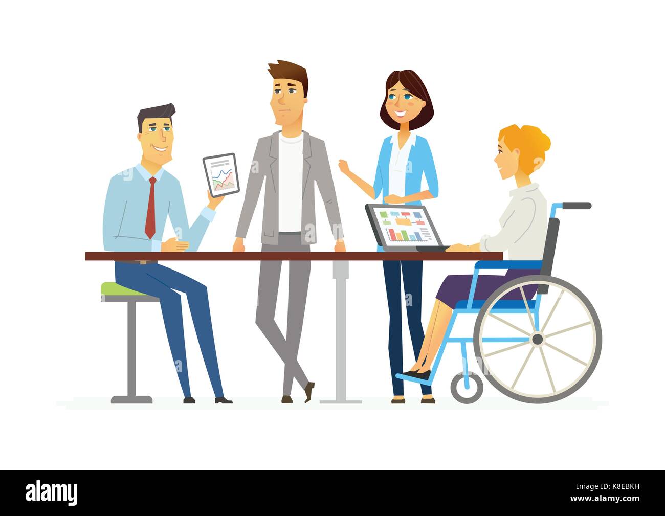 Meeting Table Cartoon Stock Photos & Meeting Table Cartoon Stock Images ...