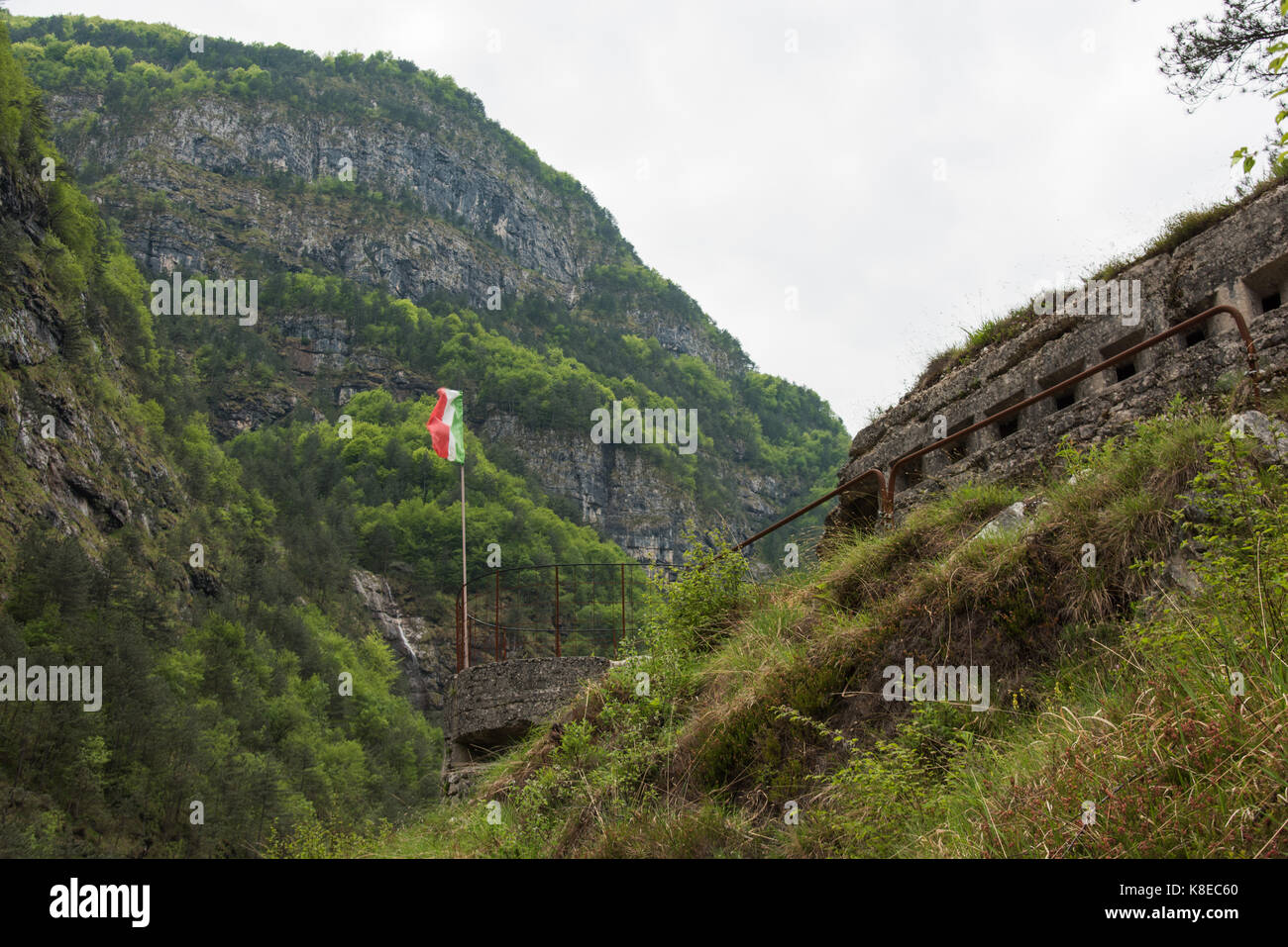 Military fortress. Italian front. WWI Stock Photo - Alamy