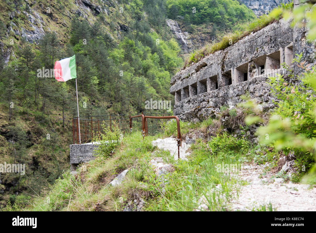 Military fortress. Italian front. WWI Stock Photo - Alamy