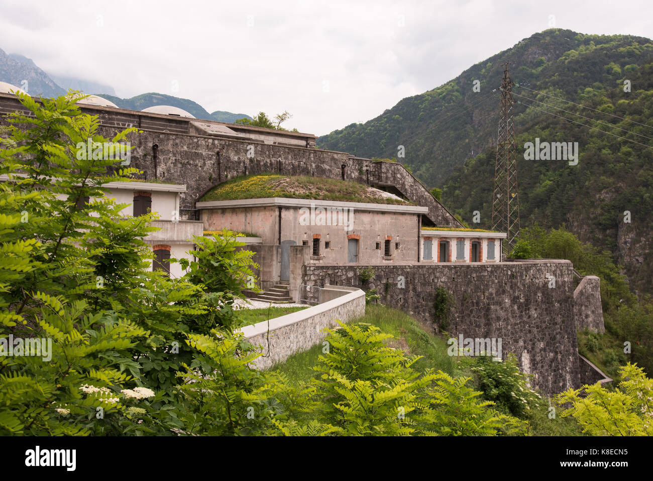 Military fortress. Italian front. WWI Stock Photo - Alamy