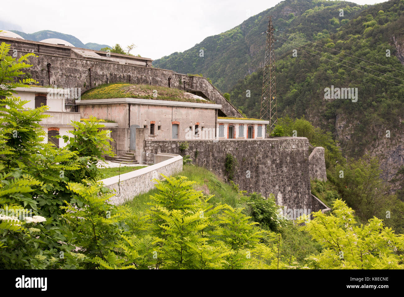 Military fortress. Italian front. WWI Stock Photo - Alamy