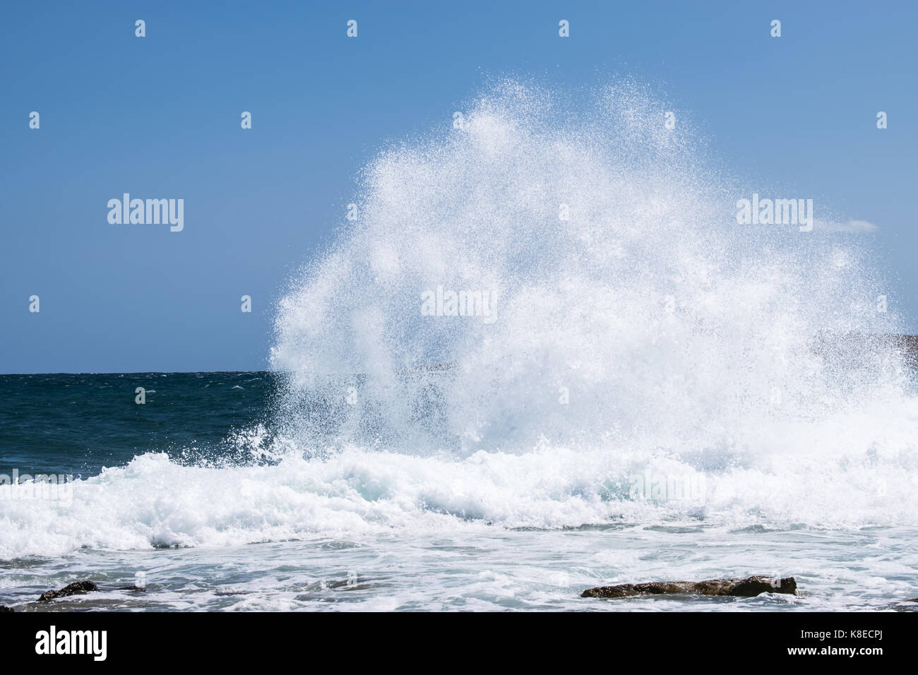 Wave Hits Rocks High Resolution Stock Photography and Images - Alamy