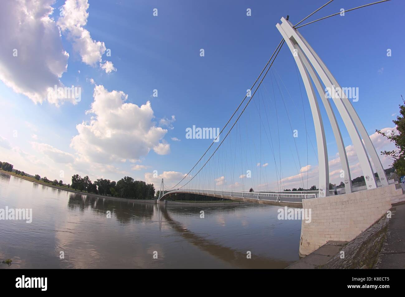 Osijek pedestrian bridge hi-res stock photography and images - Alamy