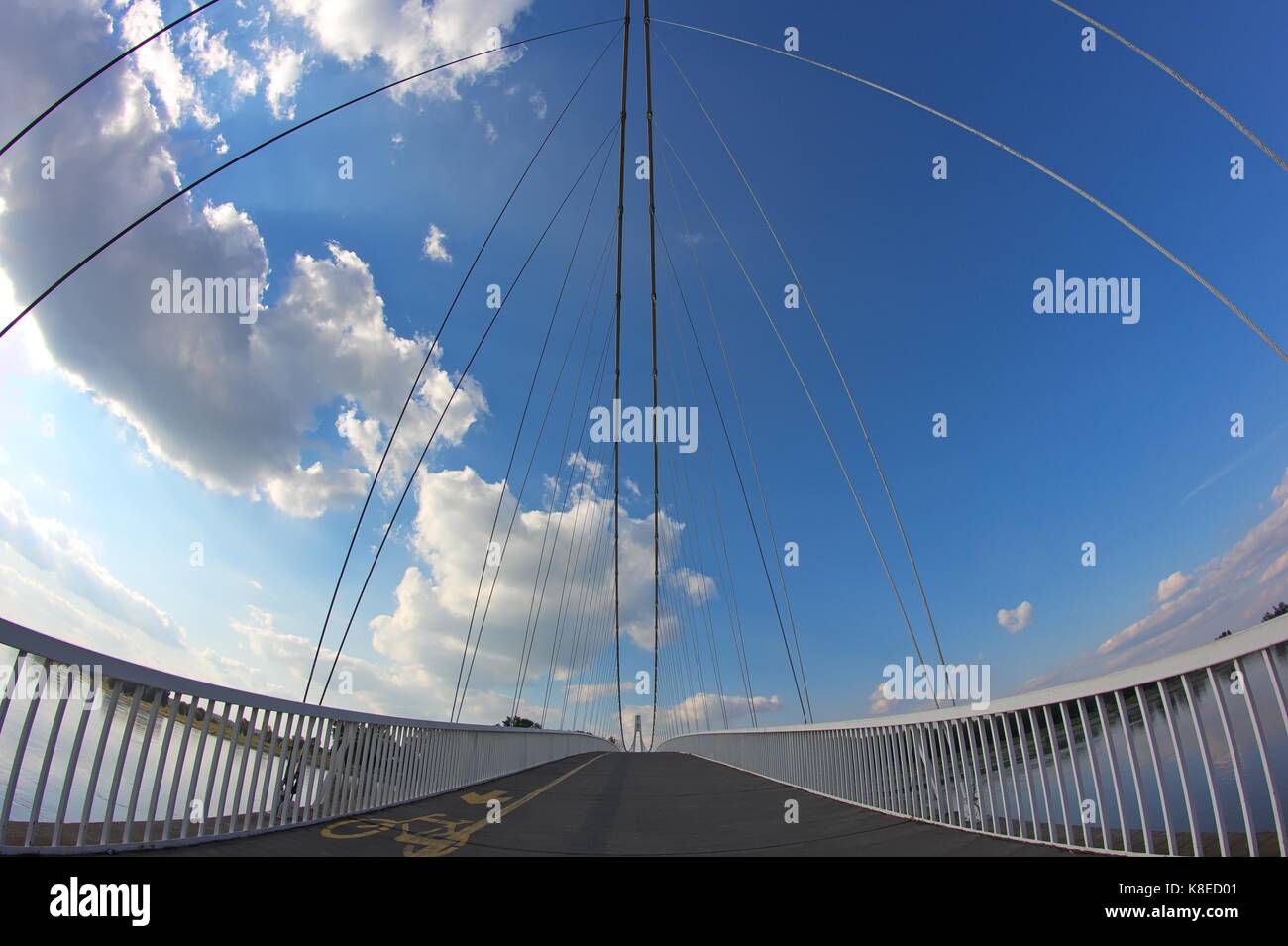 Abstract detail modern footbridge hi-res stock photography and images ...