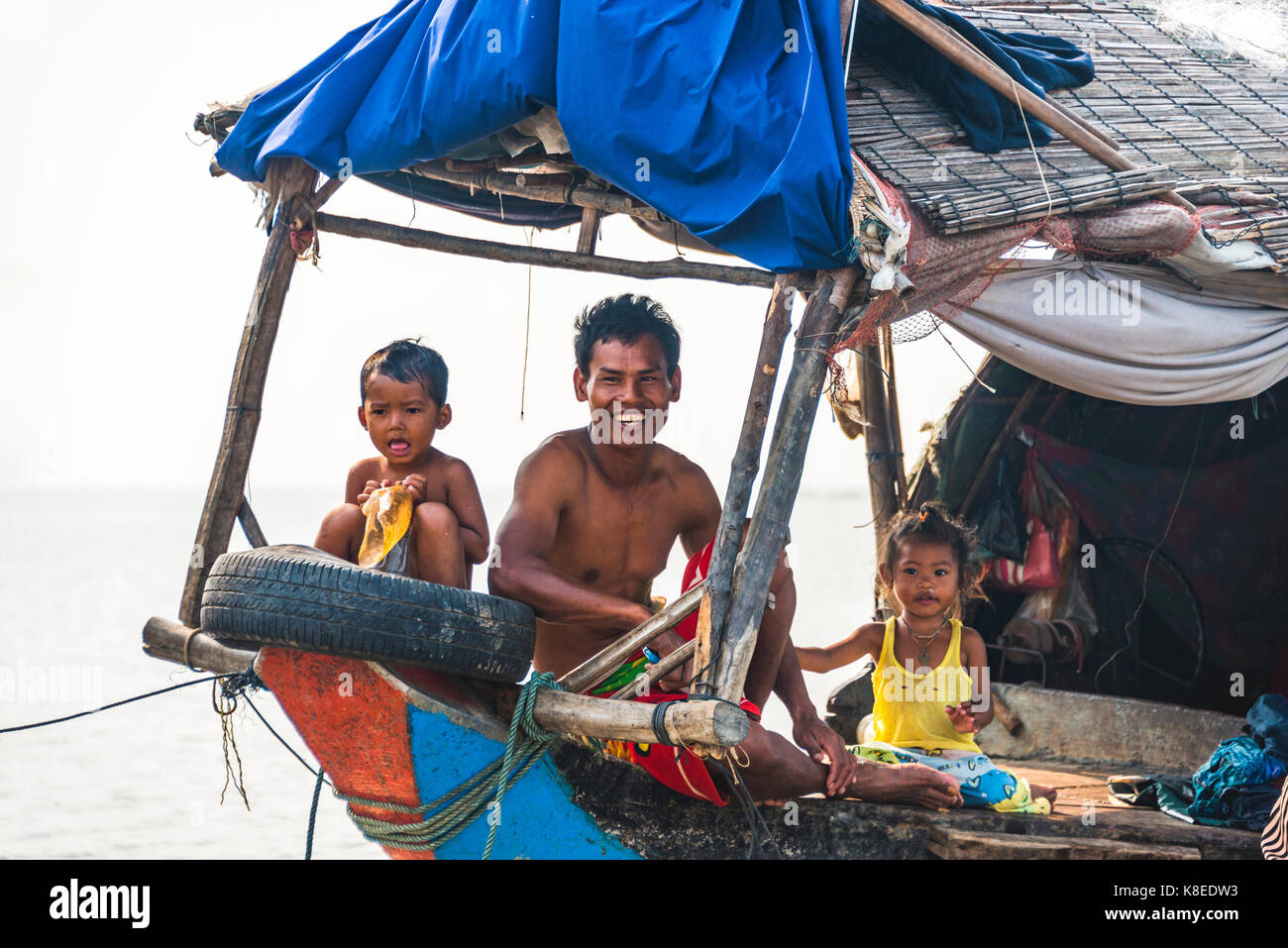 Village boat hi-res stock photography and images - Alamy