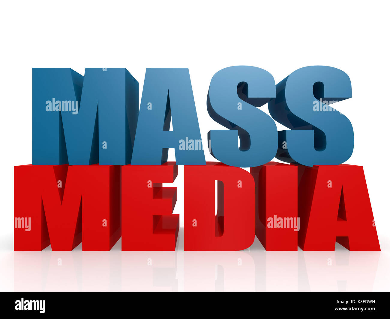 Mass media concept image with hi-res rendered artwork that could be ...