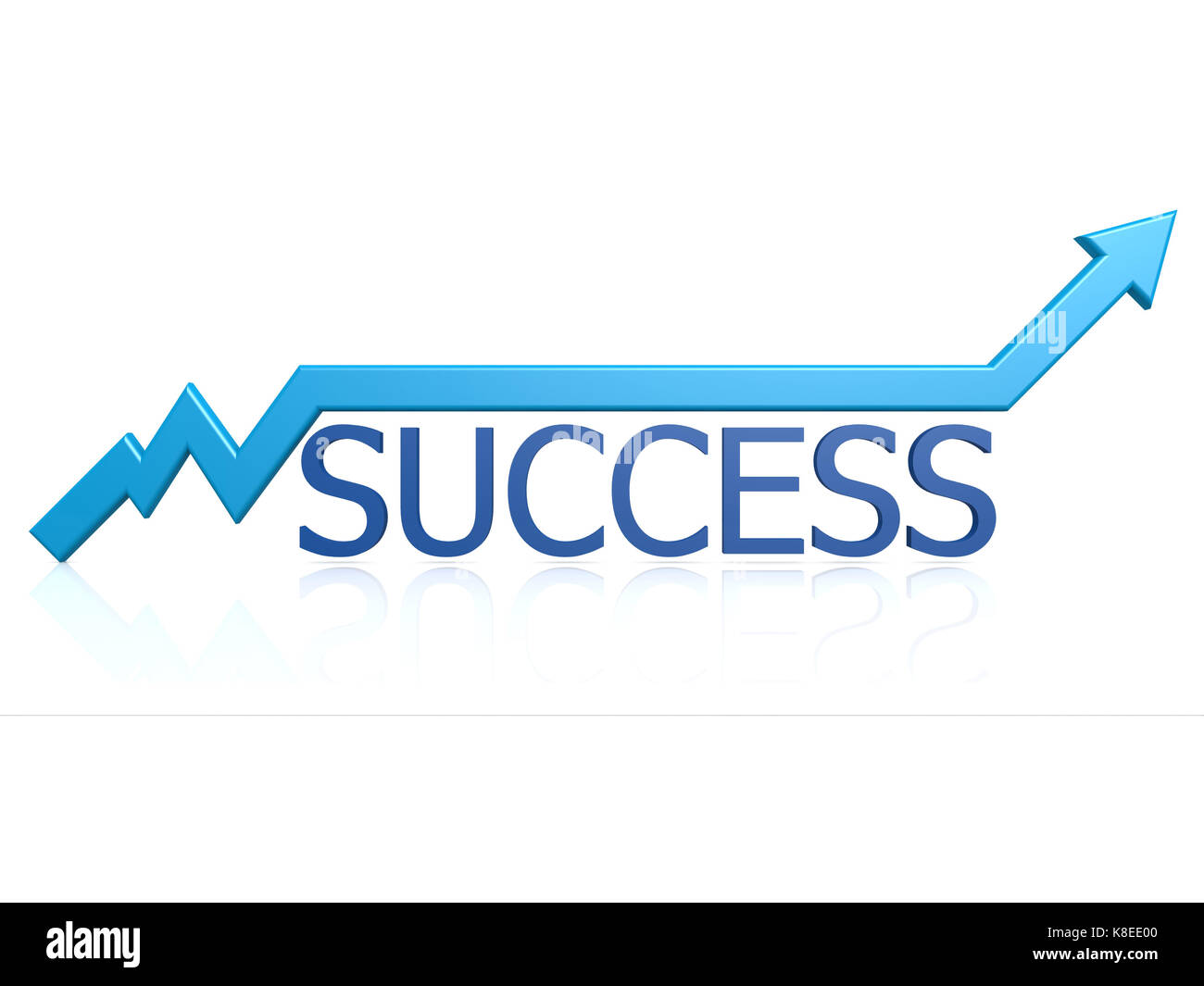 Success graph concept image with hi-res rendered artwork that could be ...