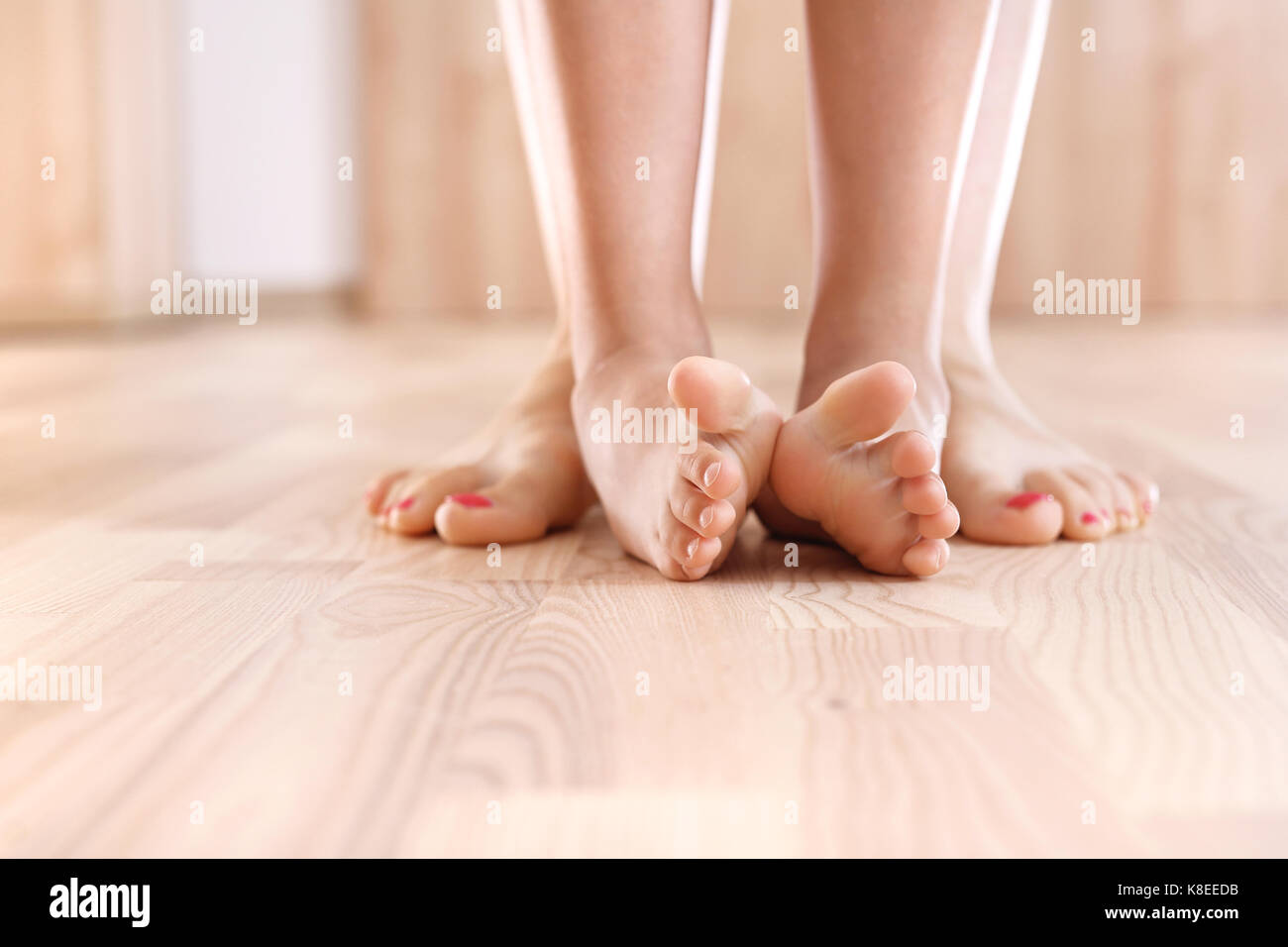 Standing with feet together hi-res stock photography and images - Alamy