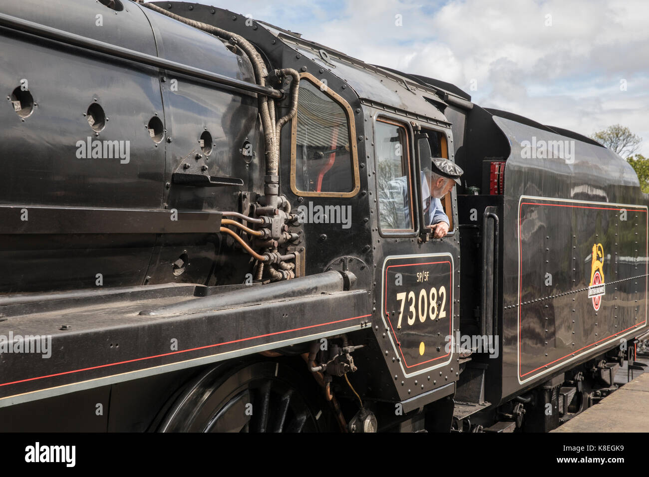 The Camelot Steam Engine at Bluebell Railway Stock Photo - Alamy