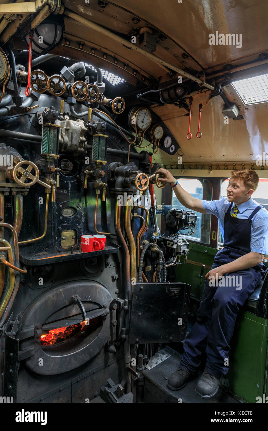 Tornado Steam Locomotive in Cornwall Stock Photo - Alamy