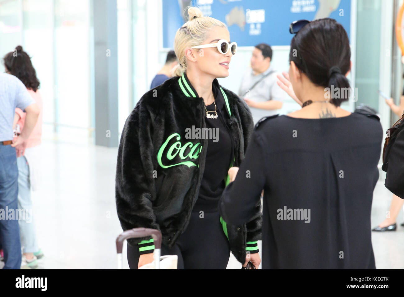 American singer, songwriter and record producer Bebe Rexha pictured at ...