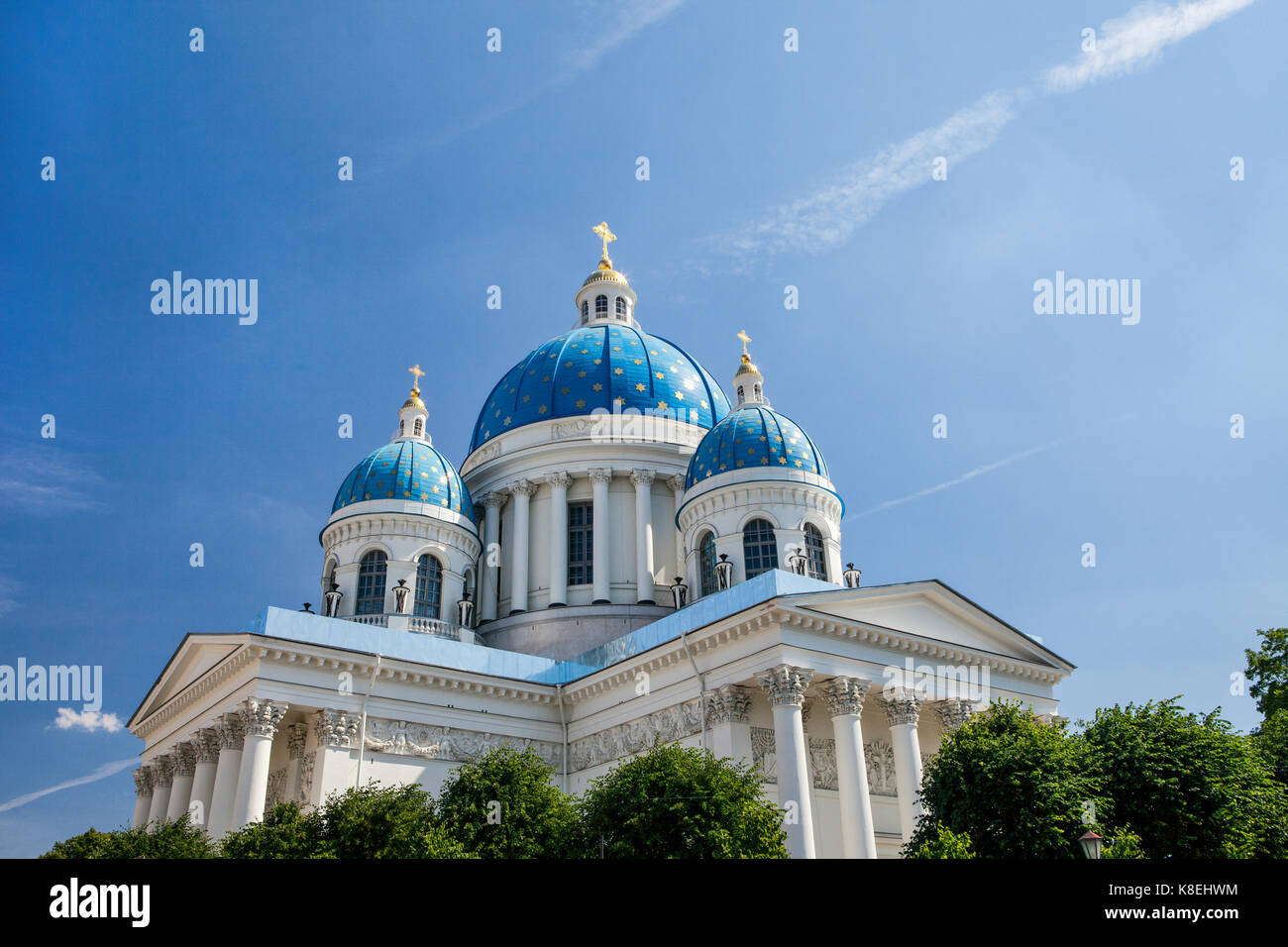 Trinity ( Izmailovsky ) Cathedral in St . Petersburg . Russia Stock ...
