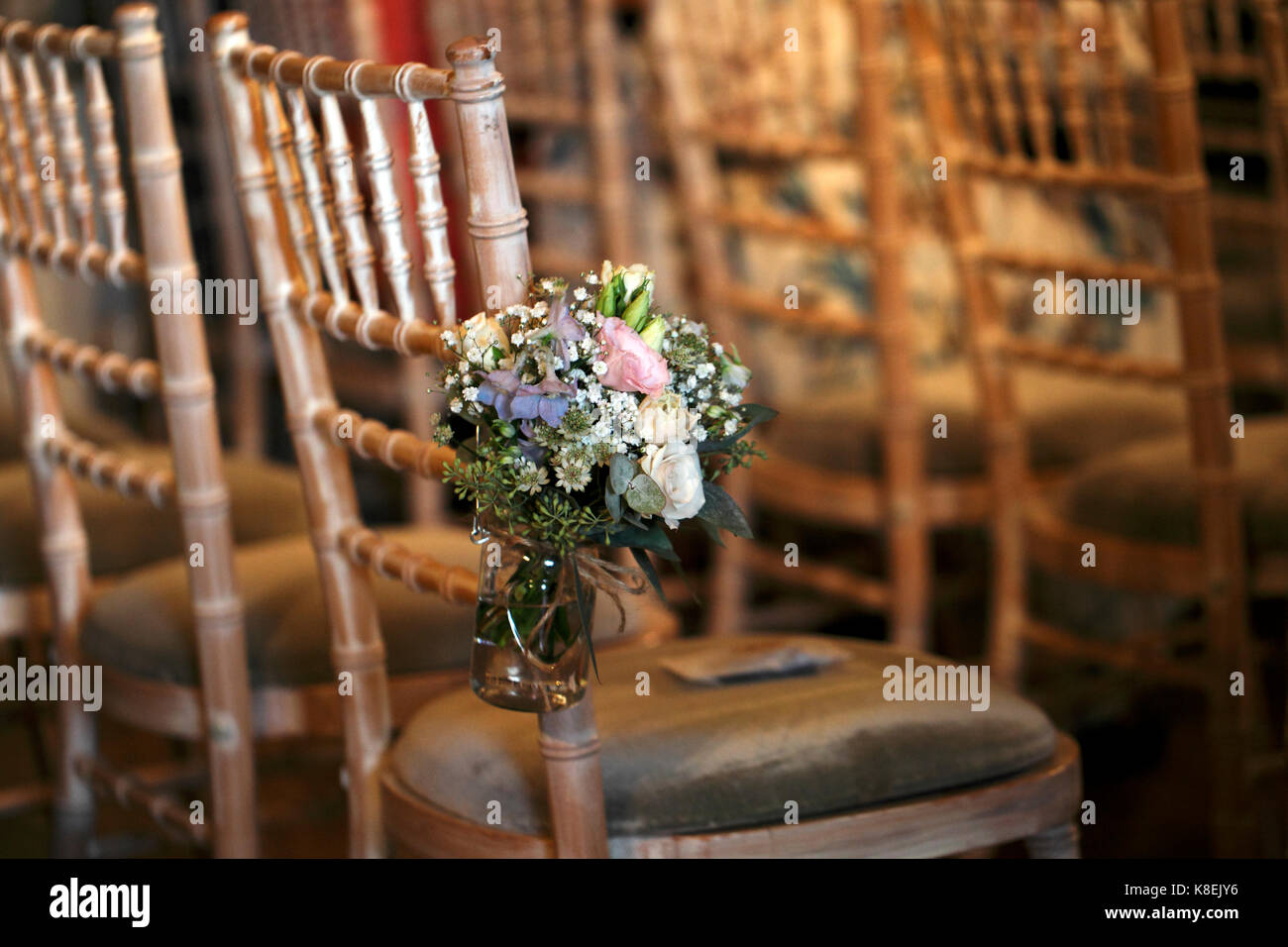 Chair of flowers hi-res stock photography and images - Alamy