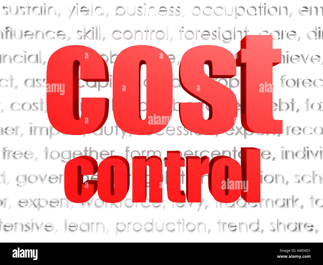 Cost control image with hi-res rendered artwork that could be used for ...