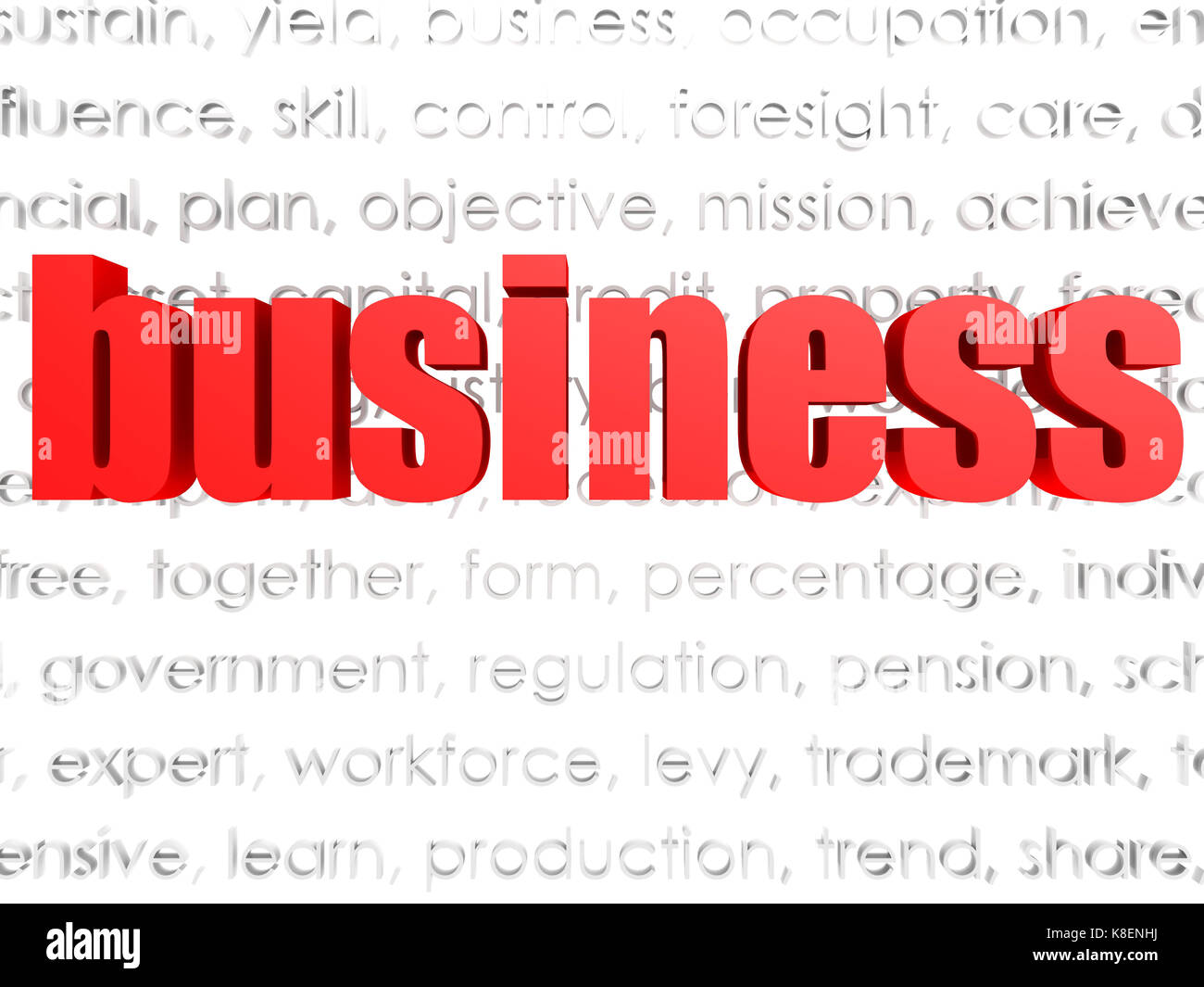 Business word cloud image with hi-res rendered artwork that could be ...