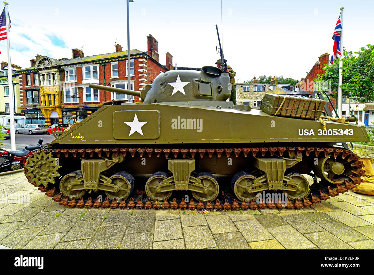 Portland Dorset Castletown WWII D-Day Centre American M4 Sherman medium ...