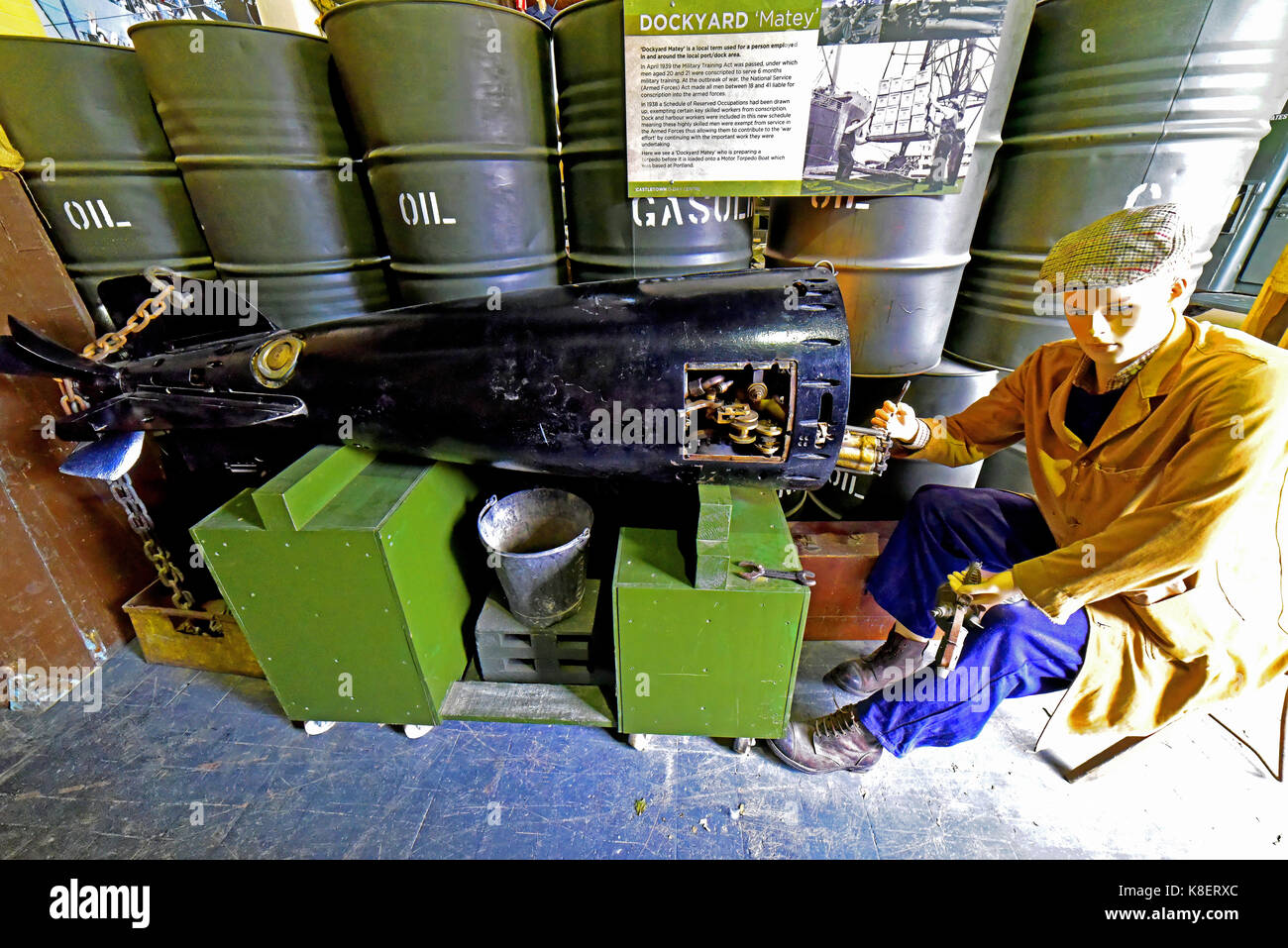 Portland Dorset Castletown WWII D-Day Centre British Mk VIII Royal Navy ...