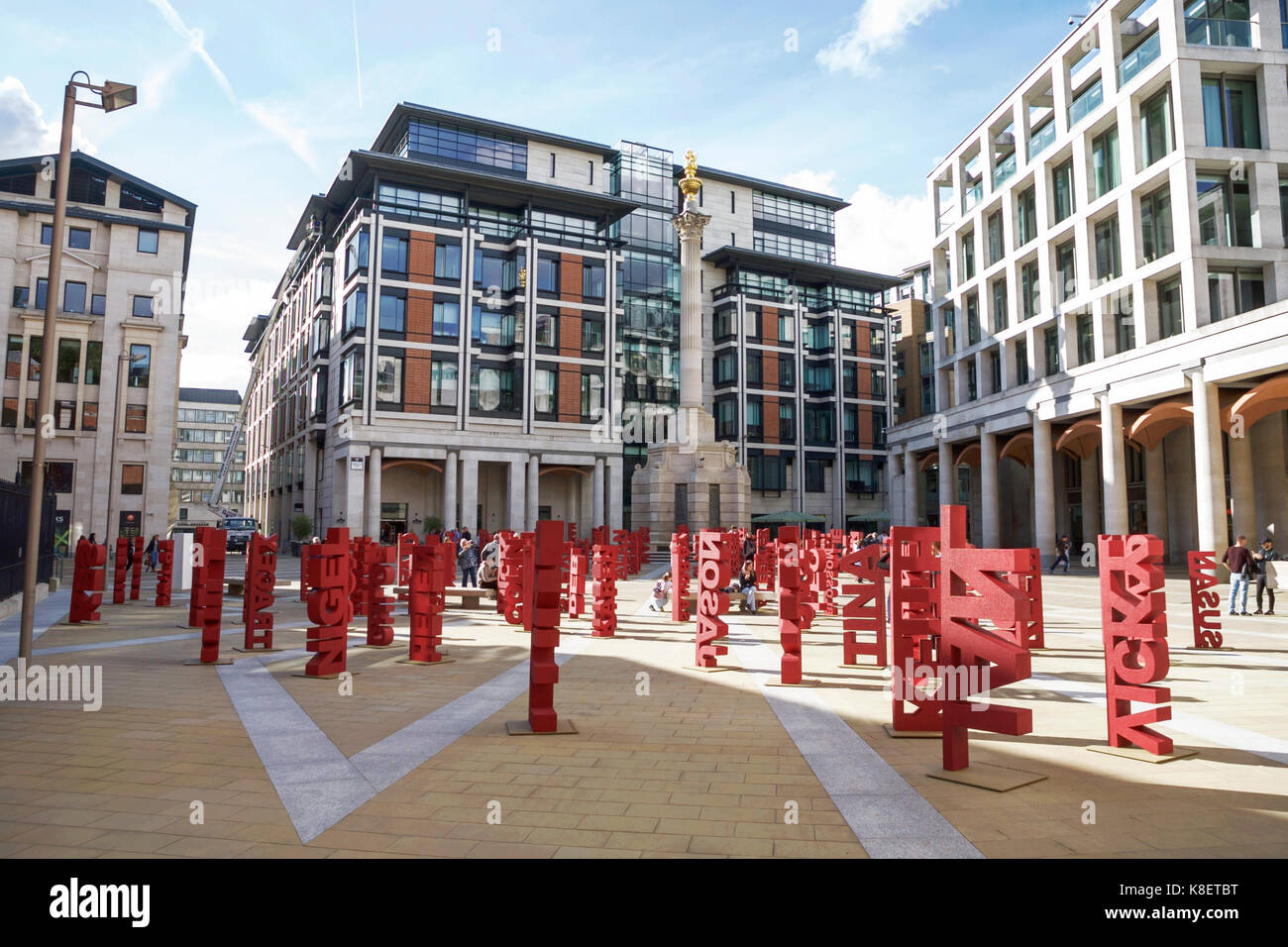 Blood Cancer Awareness Month art installation, by Paul Cocksedge ...